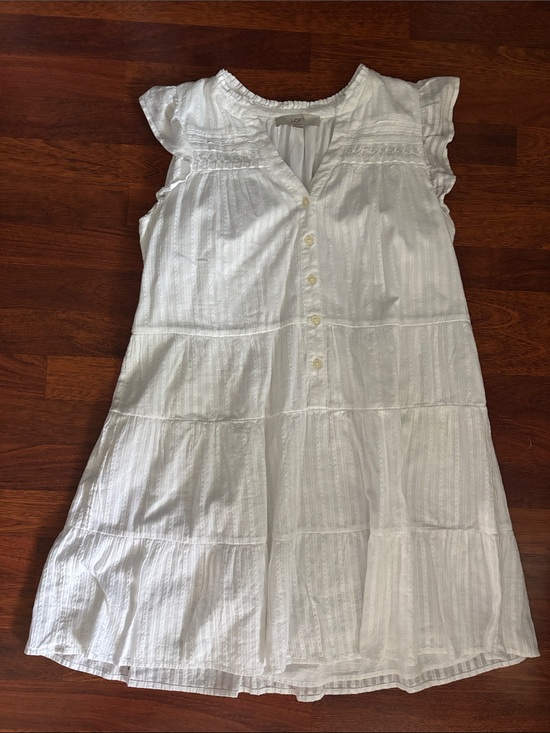LOFT | Dresses | Loft White Dress | Poshmark